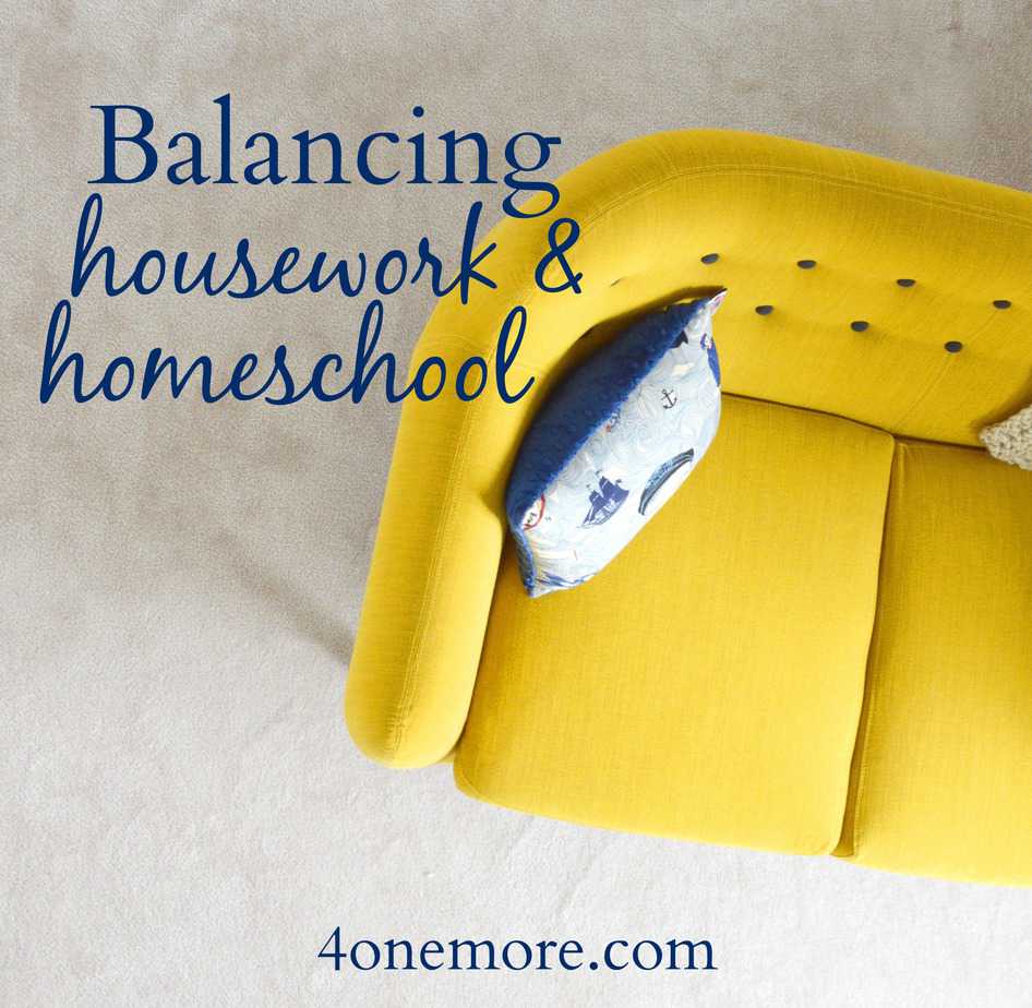 Balancing Housework & Homeschool | Practical Solutions That Work