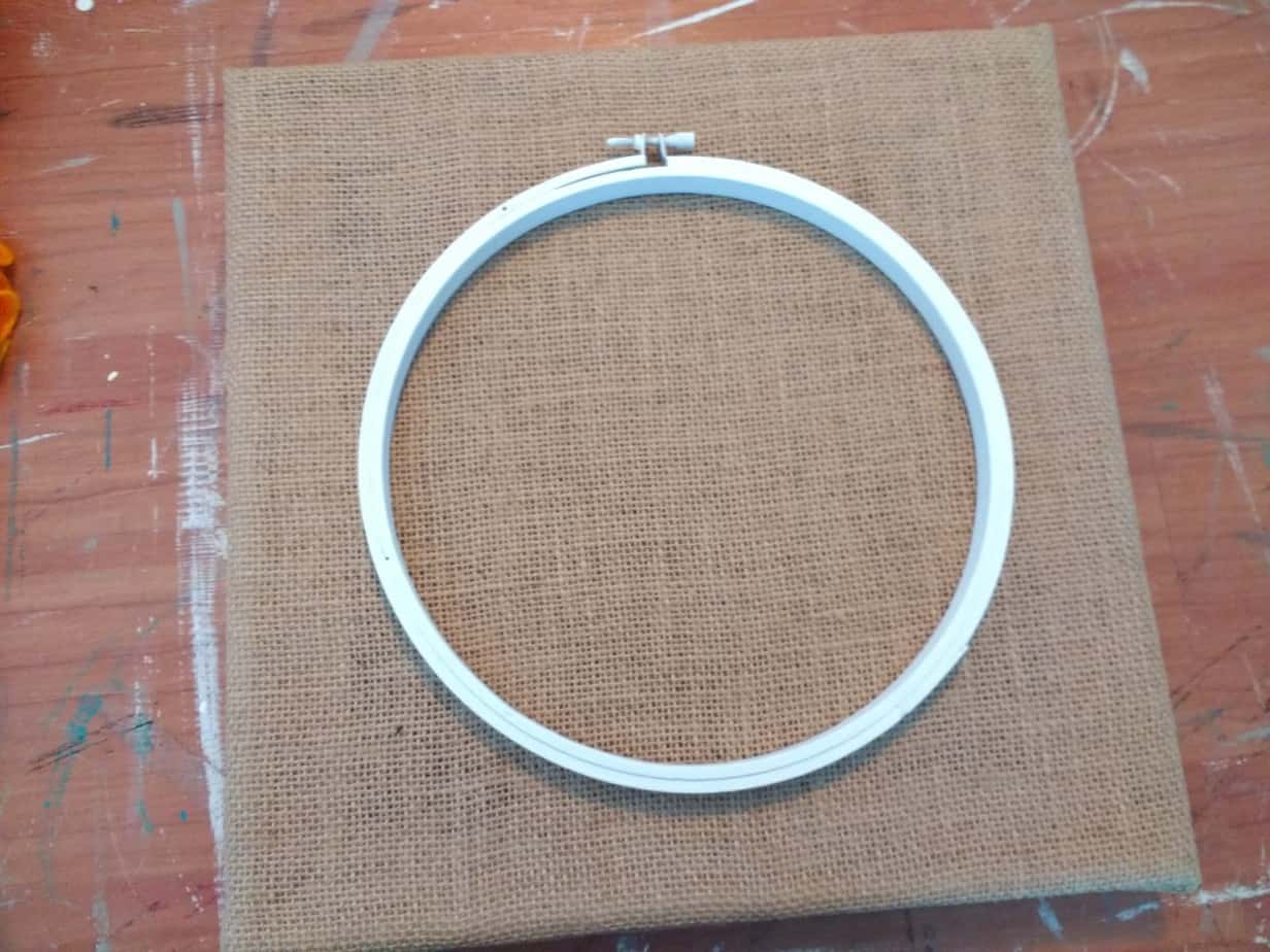 DIY Embroidery Hoop Art - 4onemore