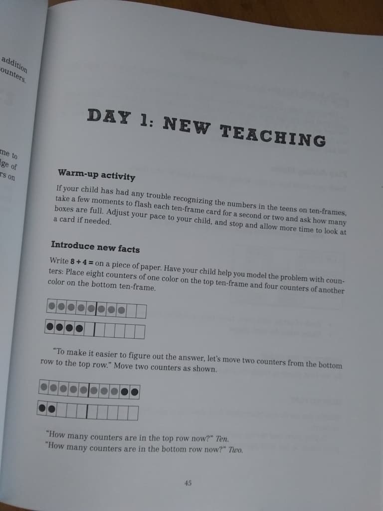 A Review of Addition Facts That Stick - 4onemore