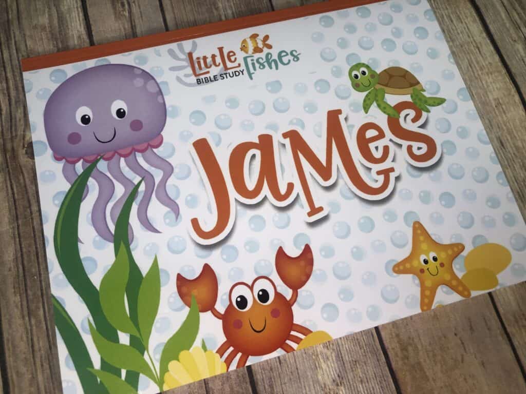 James Little Fishes Bible Study (Grades K-4) PHYSICAL WORKBOOK - 4onemore