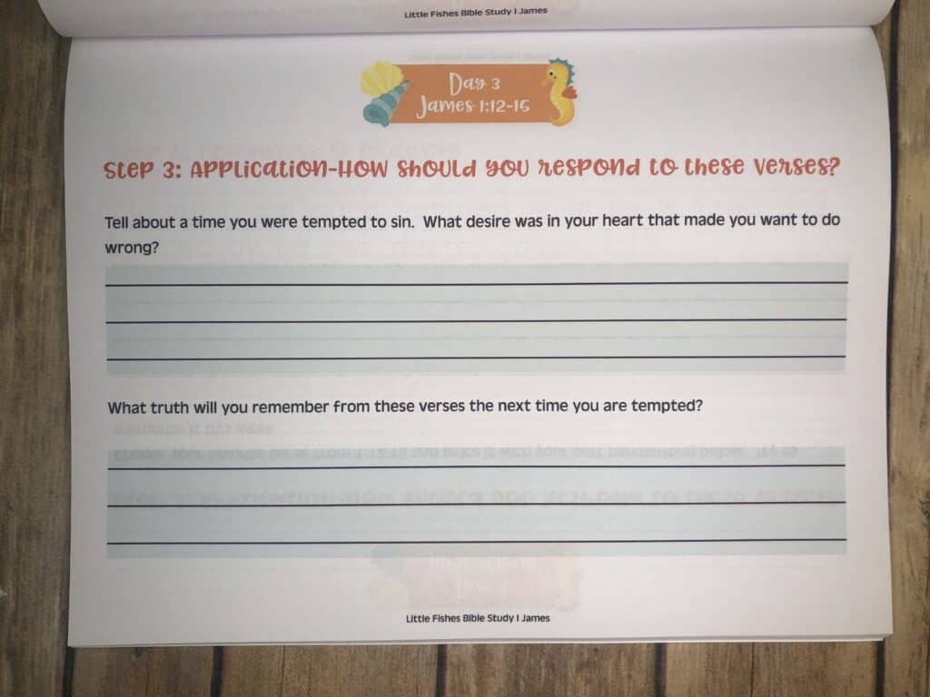 James Little Fishes Bible Study (Grades K-4) PHYSICAL WORKBOOK - 4onemore