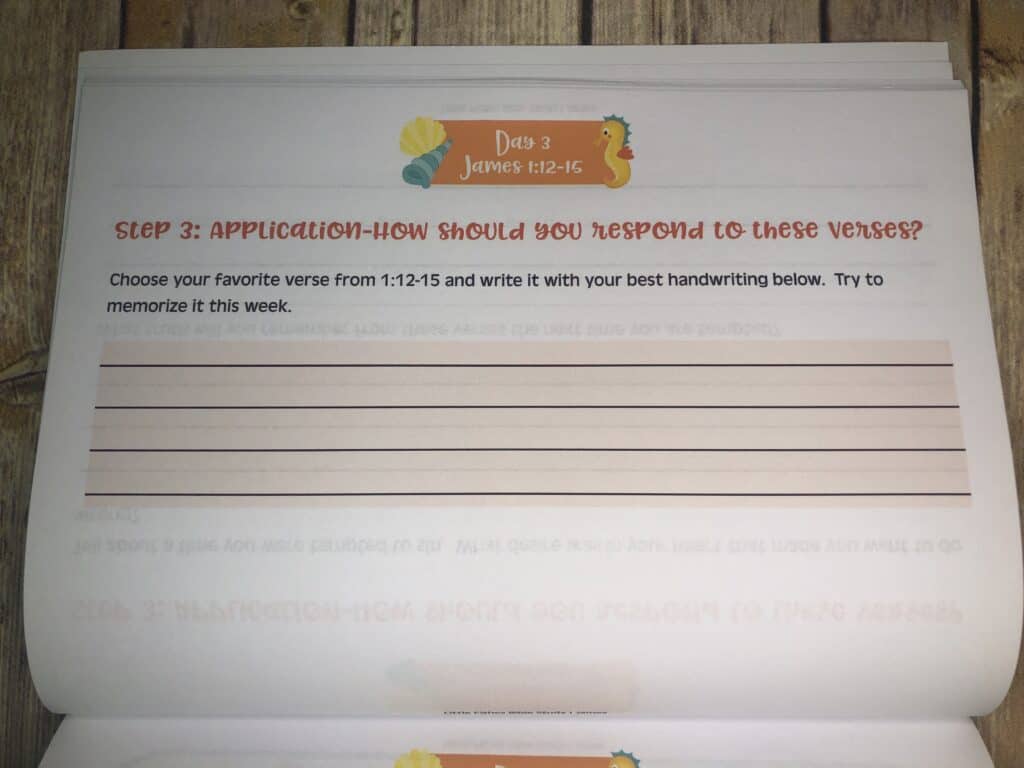 James Little Fishes Bible Study (Grades K-4) PHYSICAL WORKBOOK - 4onemore