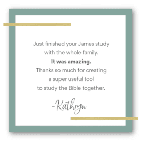 James: Self Study Workbook for Inductive Bible Study PHYSICAL WORKBOOK ...
