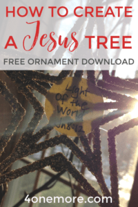 Celebrating Advent: How to Create a Jesus Tree