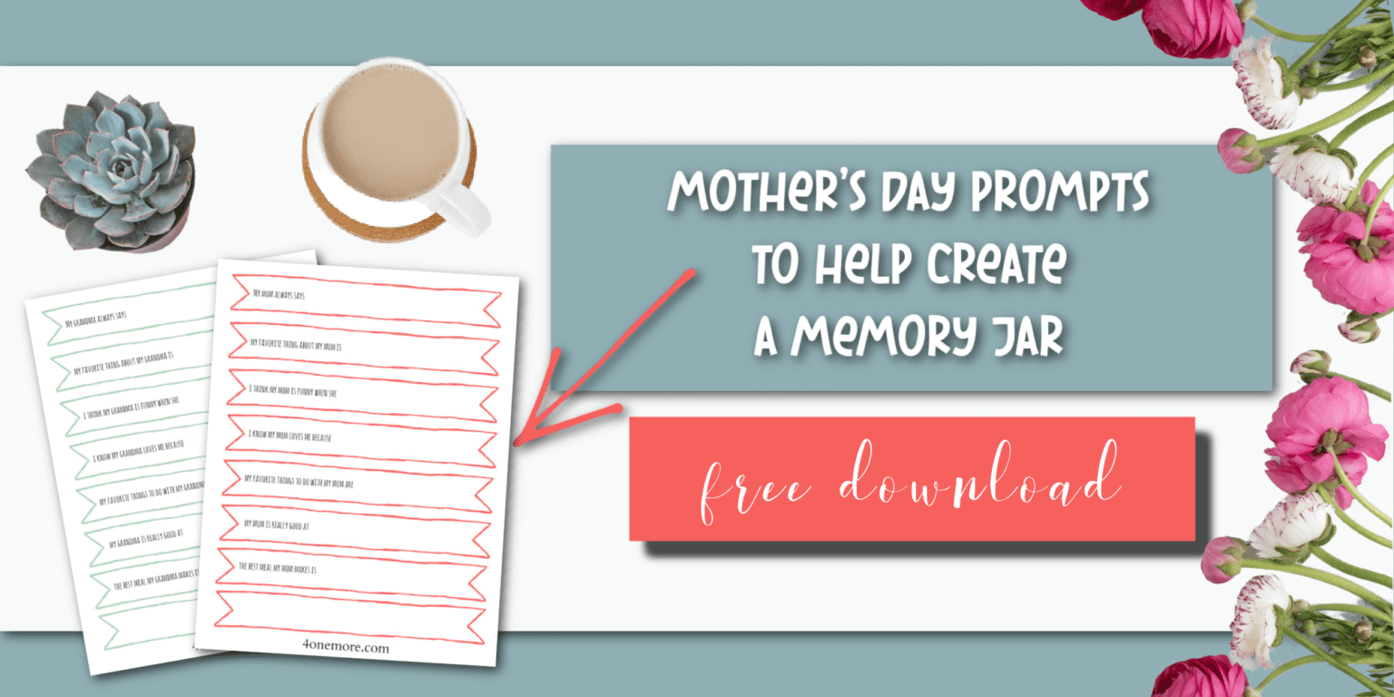 Make a Memory Jar for Mother's Day - Homeschool with Moxie
