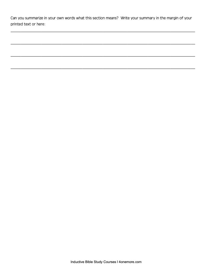 James: Self Study Workbook for Inductive Bible Study - 4onemore