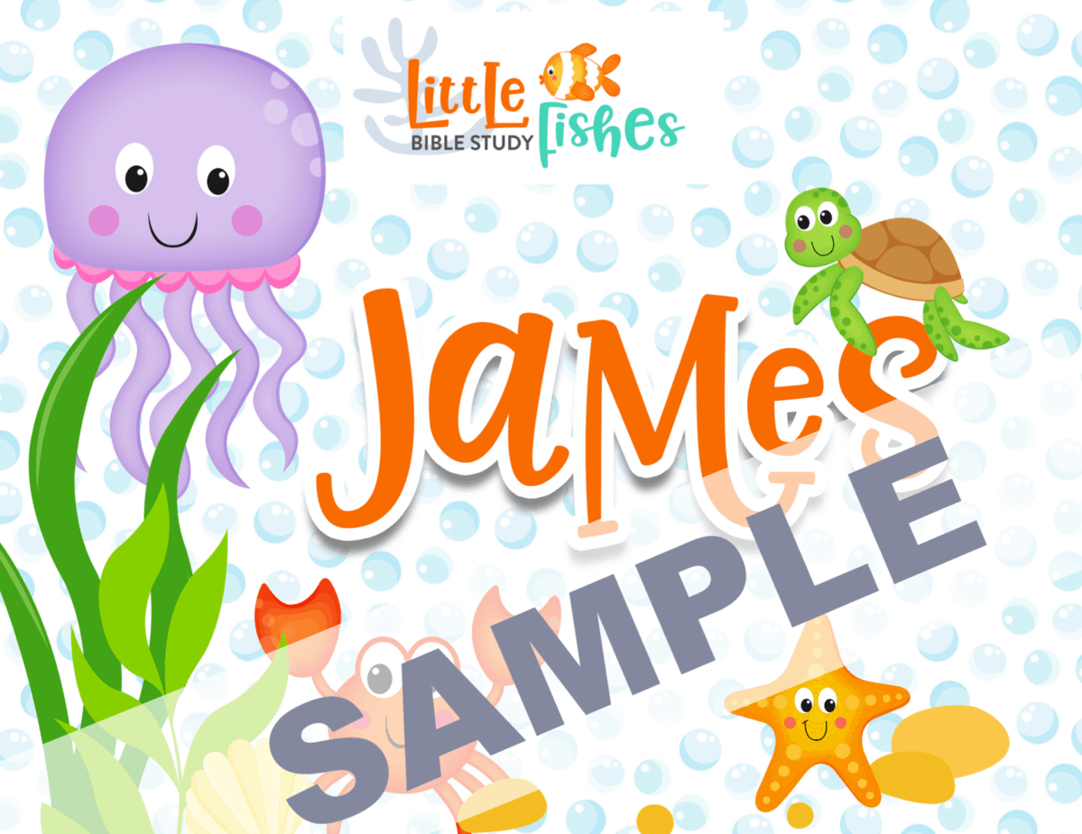 James Little Fishes Bible Study SAMPLE (Weeks 1 & 2) - 4onemore