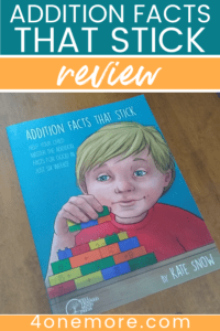 A Review of Addition Facts That Stick - 4onemore