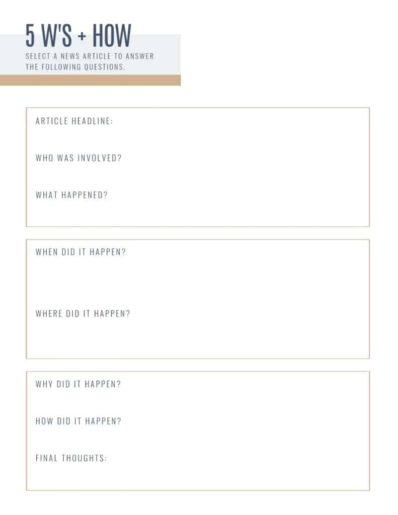 Current Events Pack - 4onemore