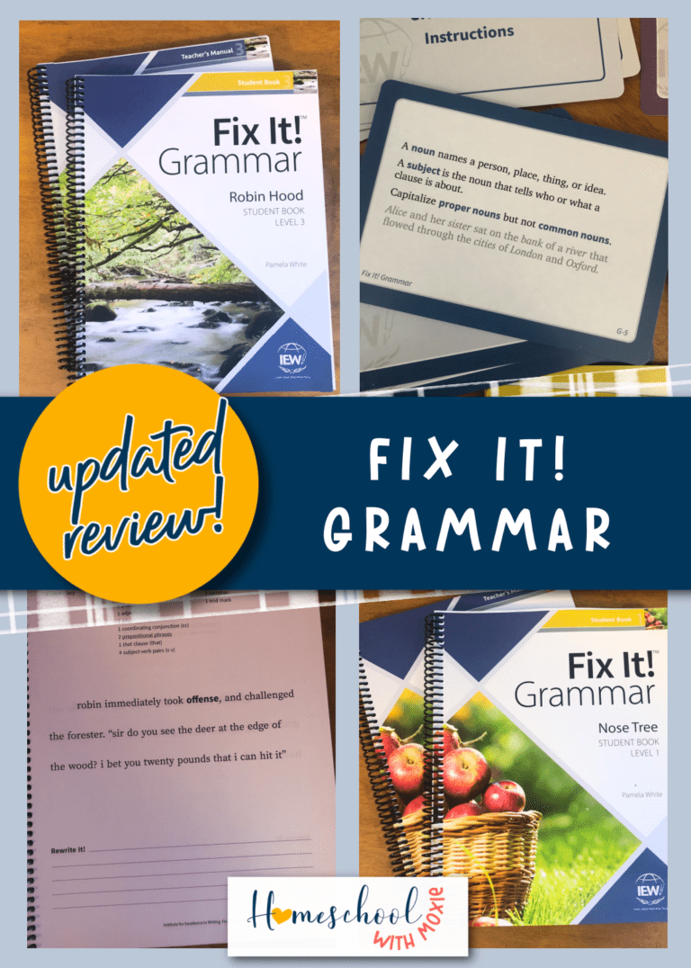 Fix It! Grammar IEW Review - 4onemore