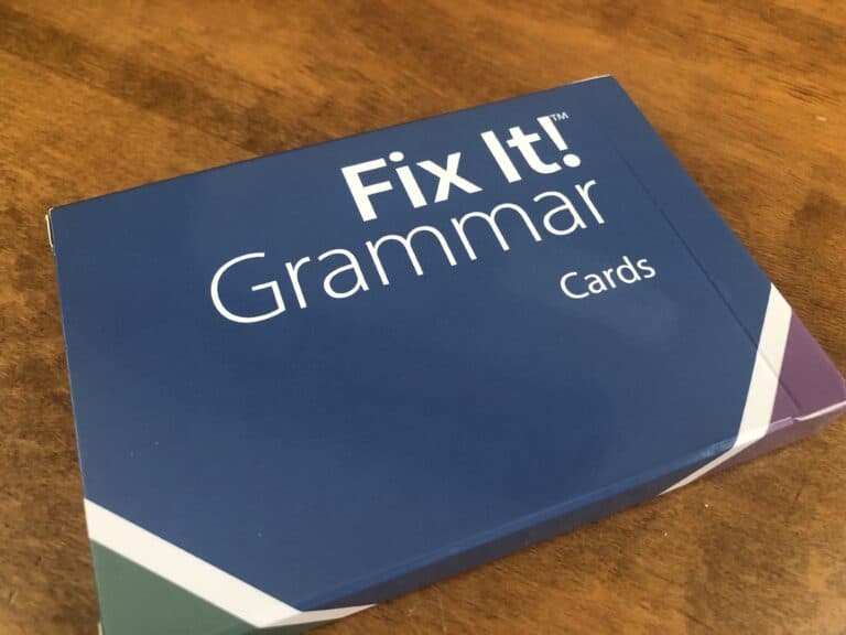 Fix It! Grammar IEW Review - 4onemore