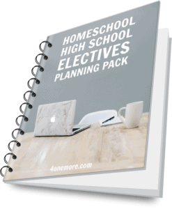 Homeschool High School Electives Planning Pack - 4onemore