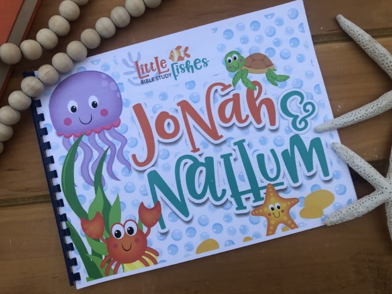 JONAH & NAHUM Little Fishes Bible Study (Grades K-4) - 4onemore
