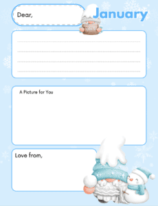 Letter Writing Templates for Kids - 4onemore