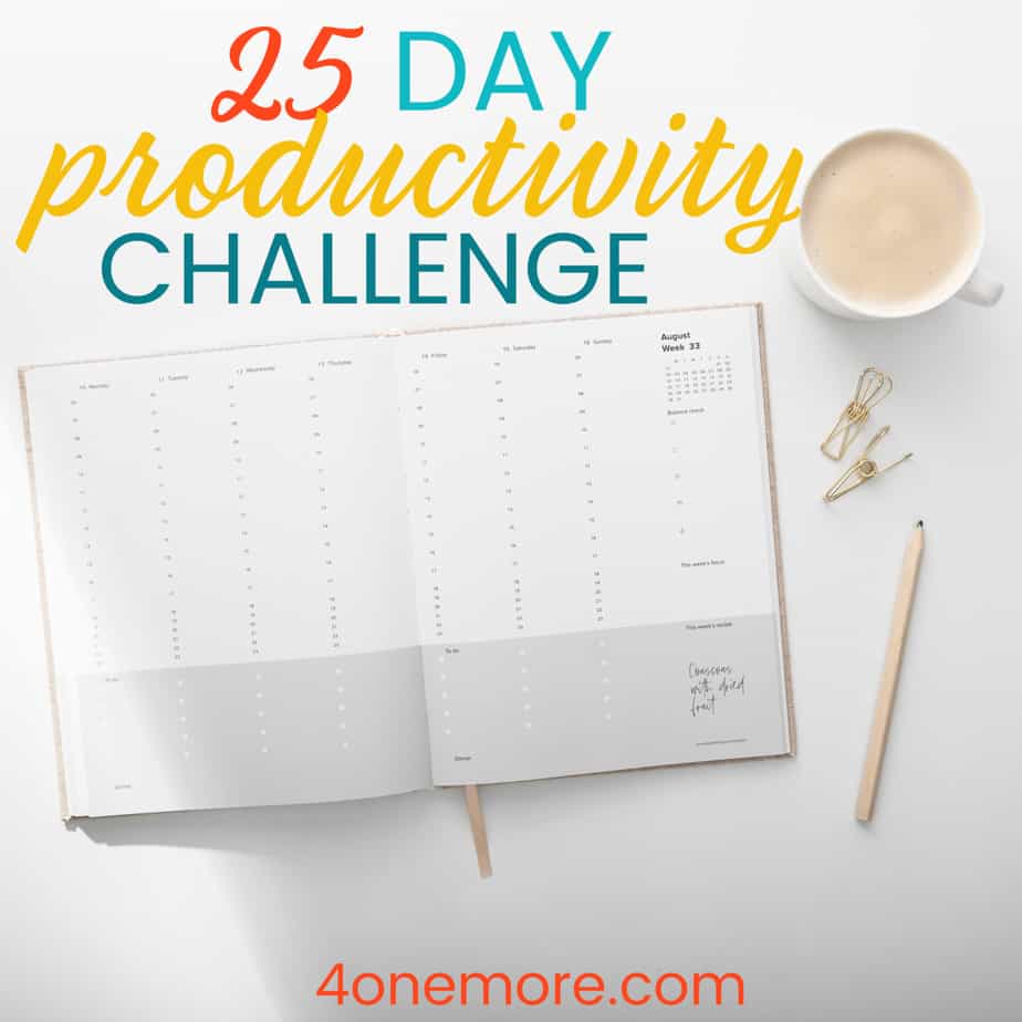 Time Blocking {Productivity Challenge} - 4onemore