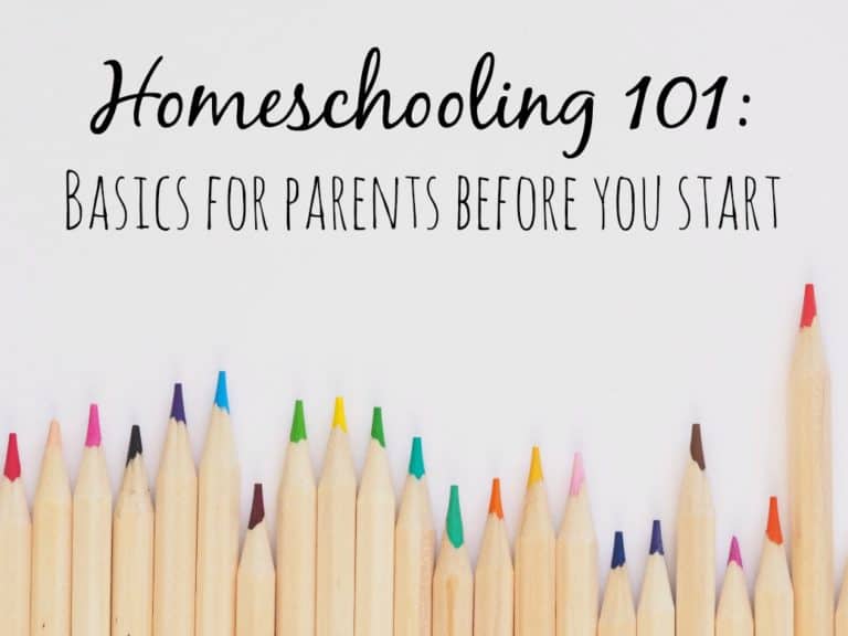 Homeschooling 101: Basics for Parents Before You Start (FREE Online ...