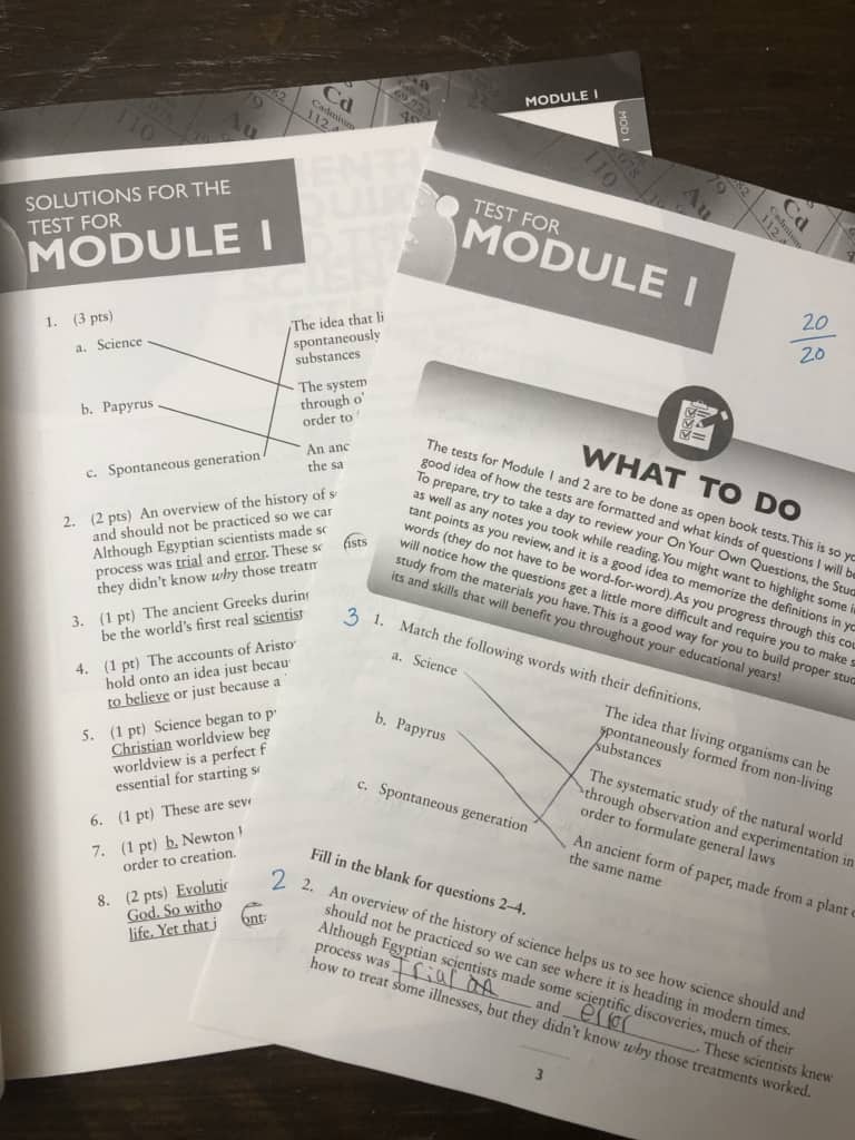 Apologia Exploring Creation with General Science REVIEW