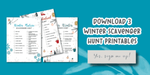 3 Winter Scavenger Hunt Printables: Fun & Educational Winter Activities ...