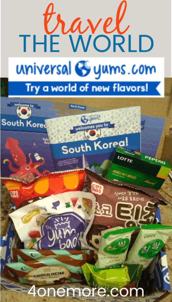 Travel the World with Universal Yums - 4onemore